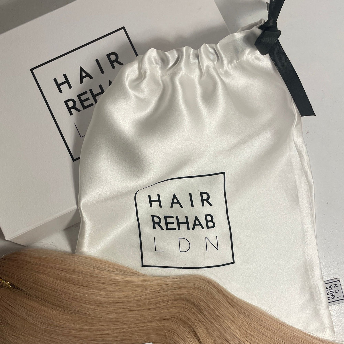 Luxury 100% Silk Hair Bag | Hair Rehab London